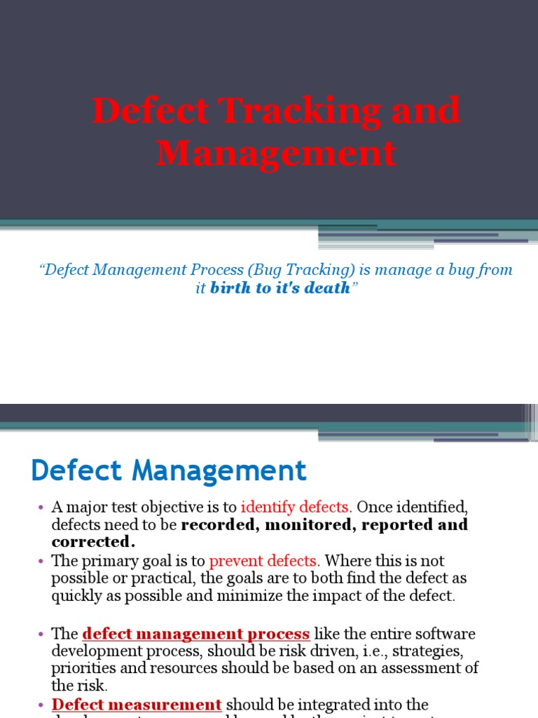 Defect Management - Bug Report | PDF | Software Bug | Microsoft Excel