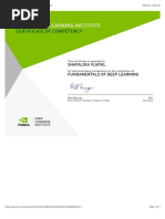 NVIDIA Certificate Deep Learning Institute | PDF
