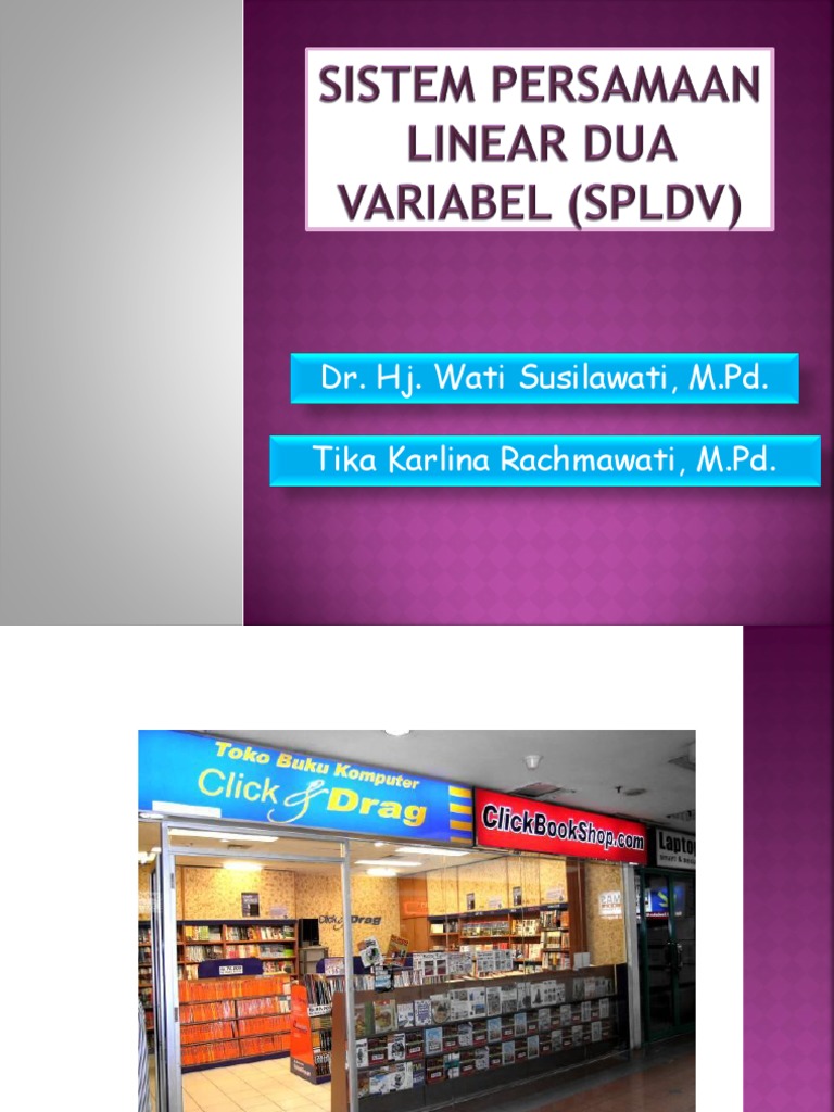 SPLDV (Grafik Dan Substitusi) | PDF