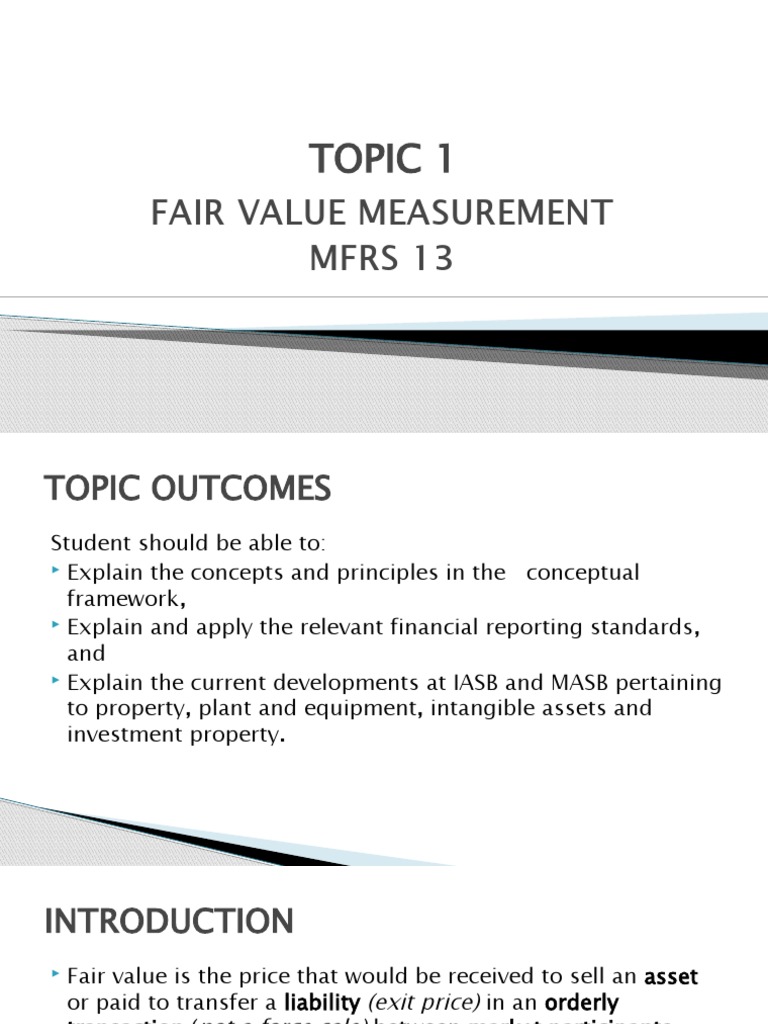 Fair Value Measurement Guide | PDF | Fair Value | Valuation (Finance)