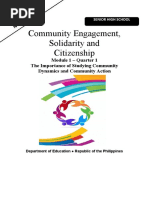 Community Engagement, Solidarity and Citizenship: Module 4 - Quarter 1 ...