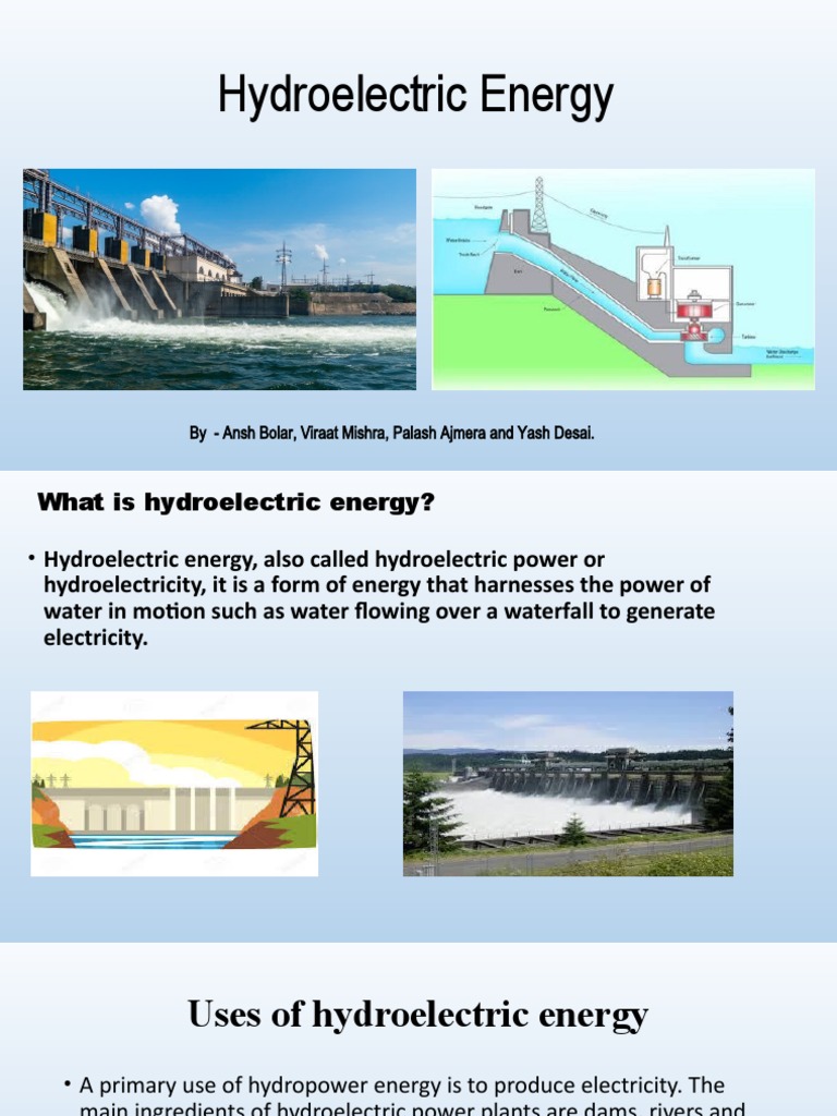 Overview of Hydroelectric Energy | PDF | Hydroelectricity | Energy ...