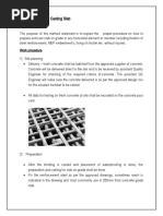 Method Statement For Footing Concrete Pouring | PDF | Concrete | Deep ...