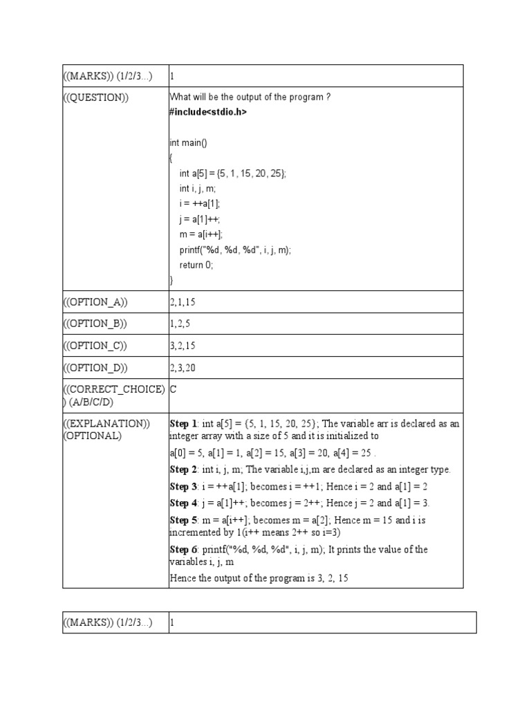 Understanding Arrays and Function Parameters in C | PDF | Computer ...