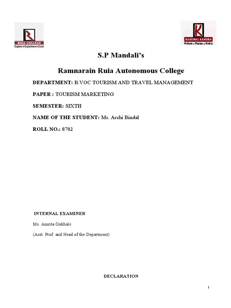 Archi Bindal, 8702, Thesis - Evolution of Traveller Hostel Industry ...