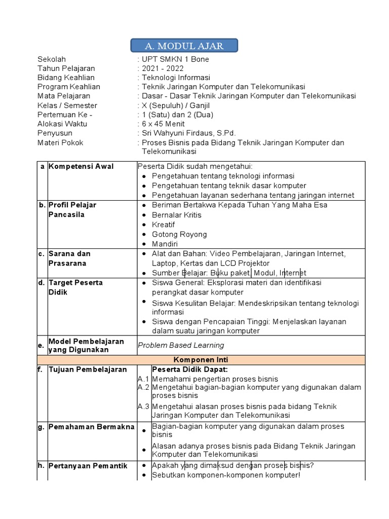 Modul A 1 Pdf