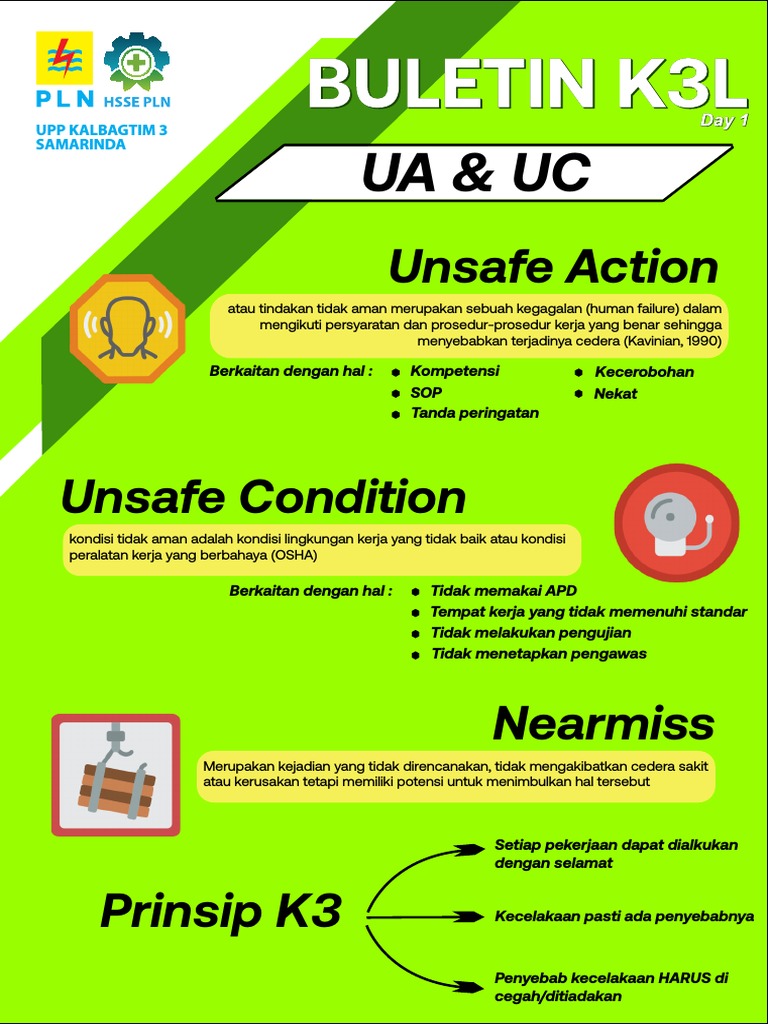 Buletin K3L - UNSAFE ACTION & UNSAFE CONDITION | PDF