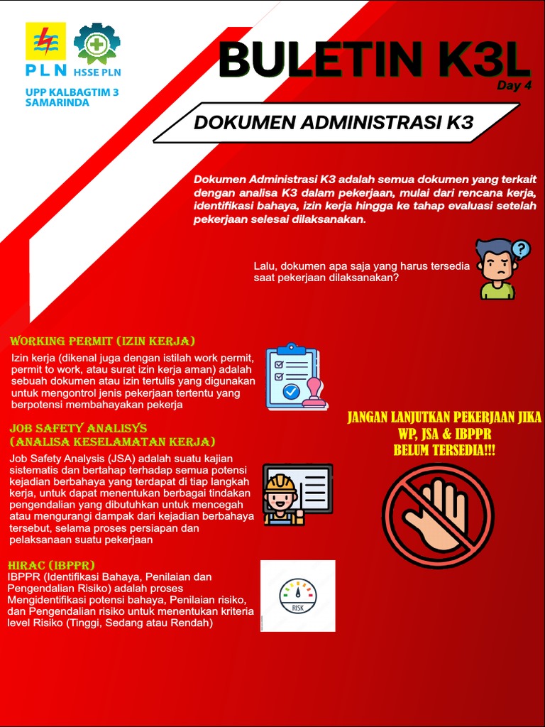 Buletin K3L - DOKUMEN ADMINISTRASI K3 | PDF