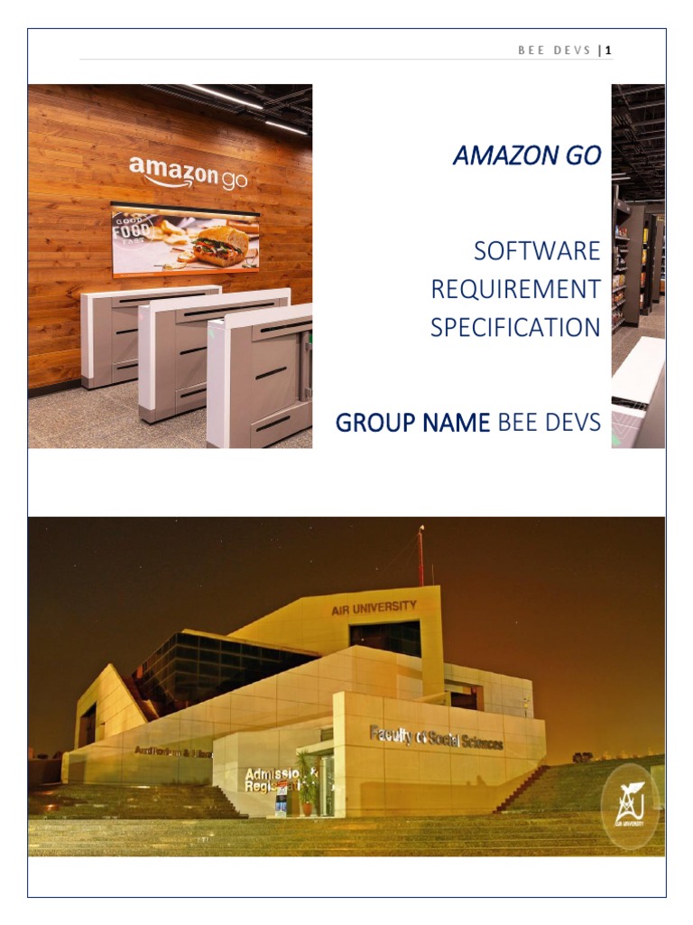 SRS of Amazon Go | PDF | Android (Operating System) | Qr Code