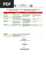 DepEd Sample Class Program and Teachers Schedule | PDF | Schools ...