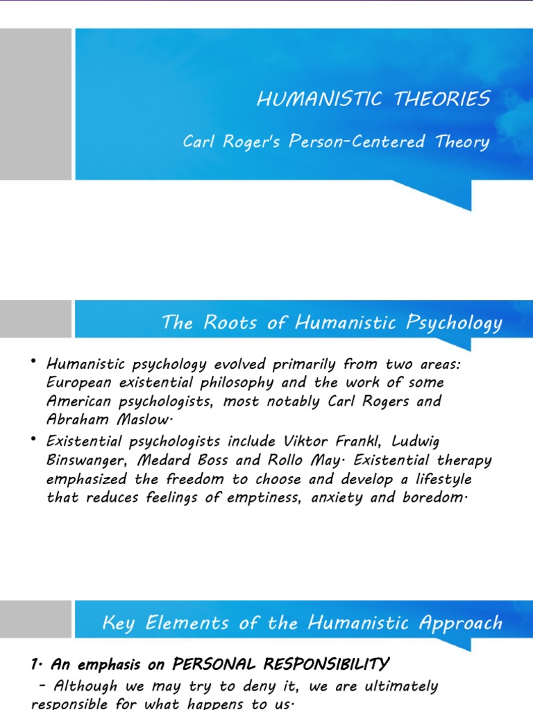 7 Humanistic - Rogers - Maslow | PDF | Humanistic Psychology | Motivation
