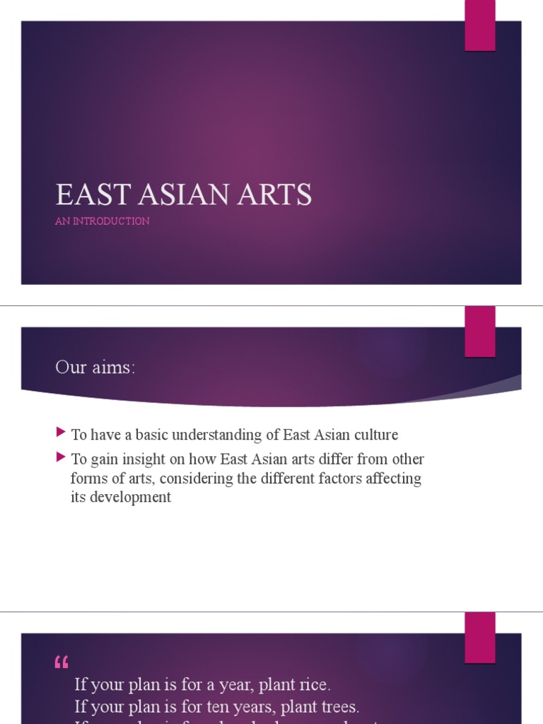 EAST ASIAN ARTS - Lesson 1 | PDF