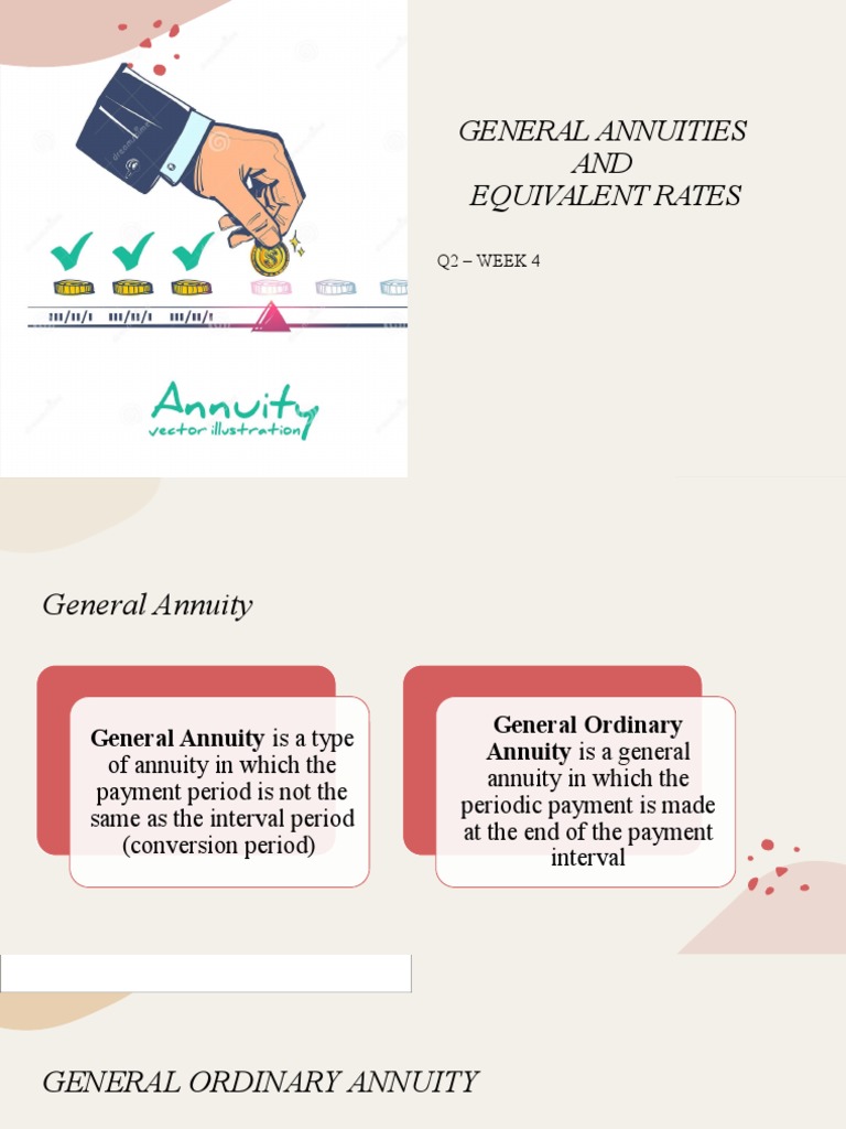 Gen Math Q2 - Week 4 - General Annuity | PDF | Present Value | Interest
