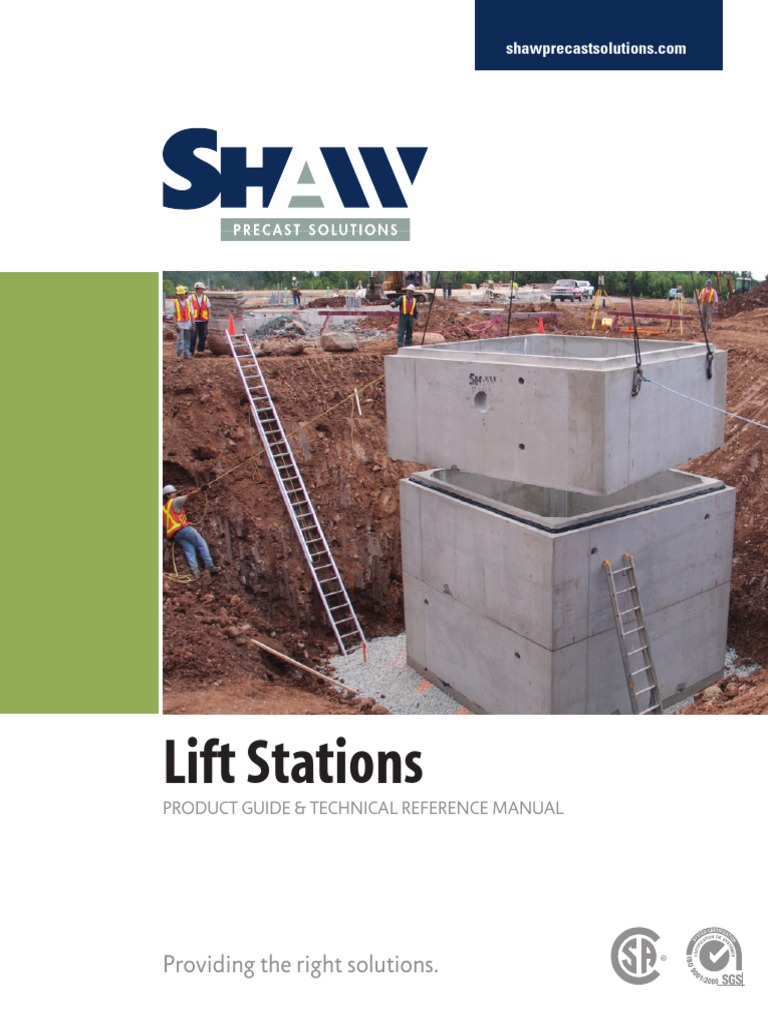 Lift Stations: Providing The Right Solutions | PDF | Precast Concrete ...