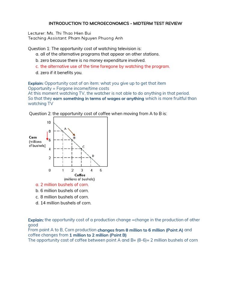 Solution Practice Test | PDF | Supply And Demand | Economic Equilibrium