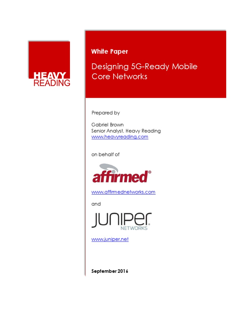 Designing 5g Ready Mobile Core Networks | PDF | Computer Network ...