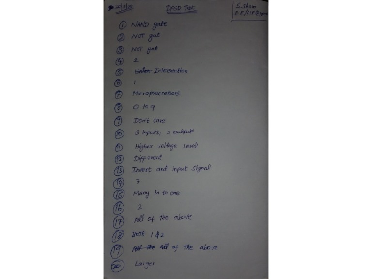 DPSD Test | PDF