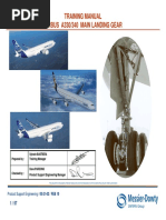 Airbus A320 Nose Landing Gear Components | PDF | Steering | Landing Gear