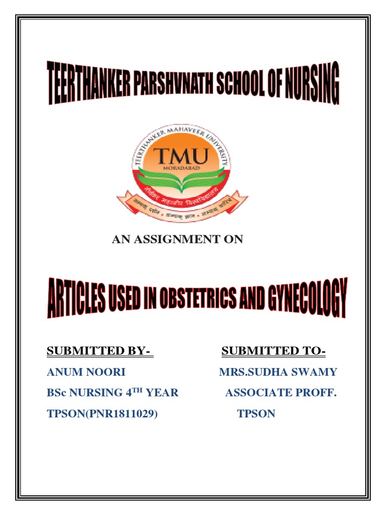 OBG ARTICLES ANUM Noori | PDF | Uterus | Vagina