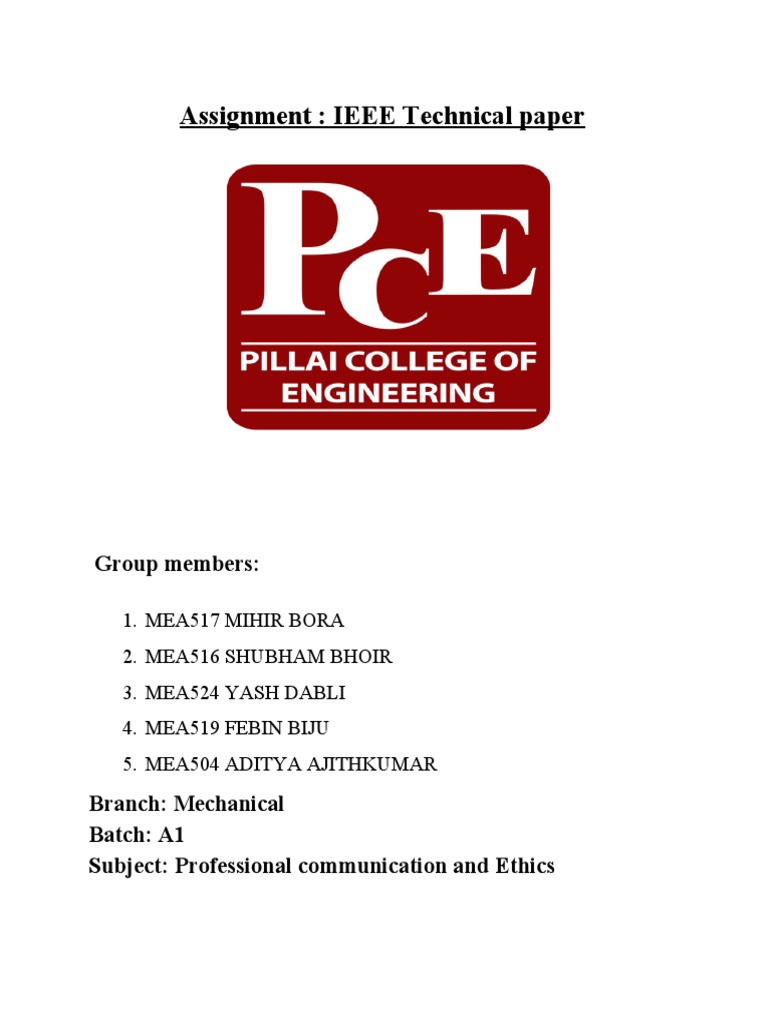 IEEE Technical Paper Assign - A1 | PDF | Clothes Dryer | Solar Energy