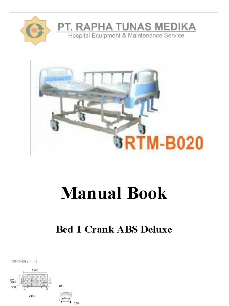Manual Book Bed 1 Crank Abs Deluxe | PDF