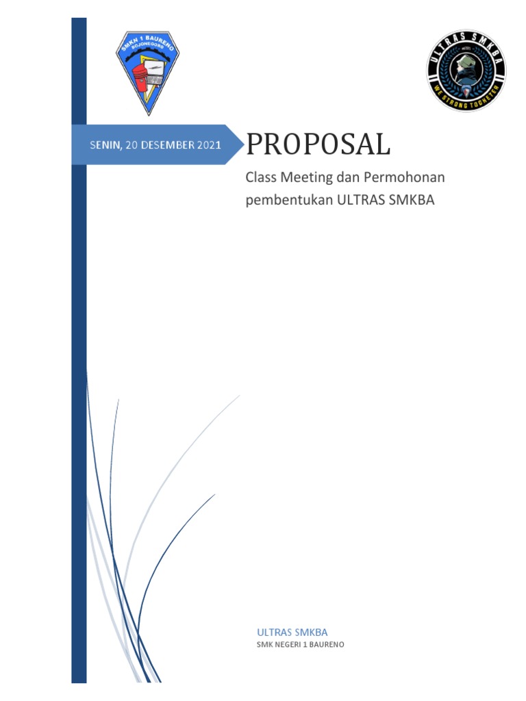 Proposal Kegiatan ULTRAS SMKBA 2021 | PDF