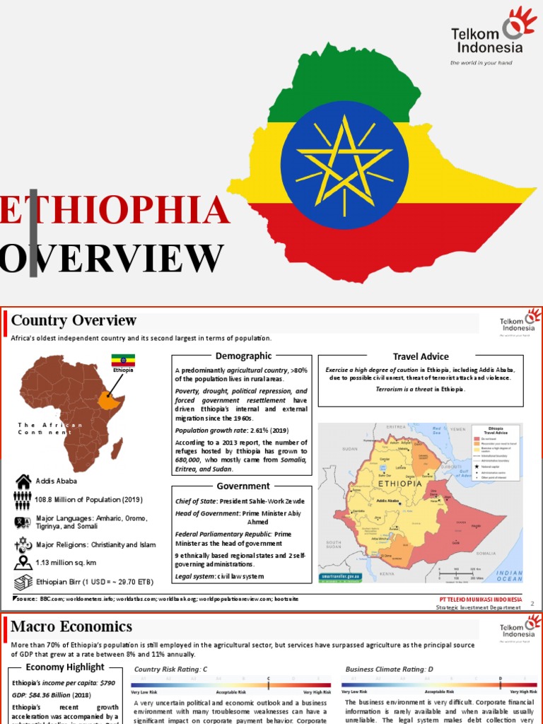 Ethiopia Overview v2 | PDF | Ethiopia | Internet