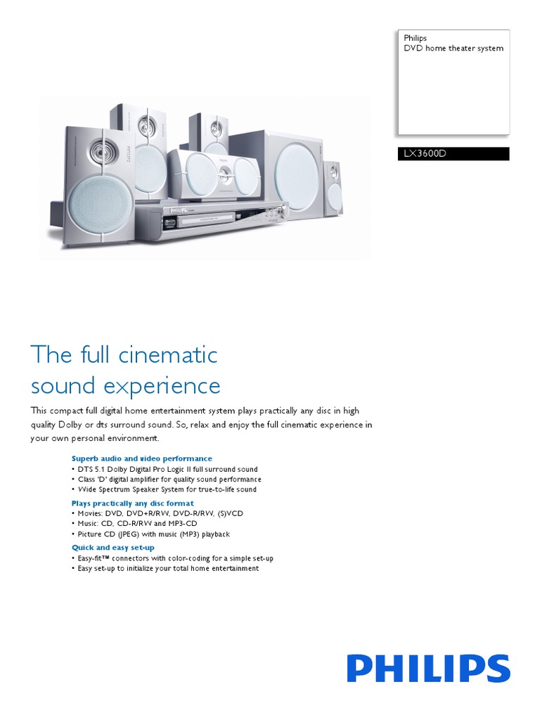 lx3600d 22 Pss | PDF | Loudspeaker | Compact Disc