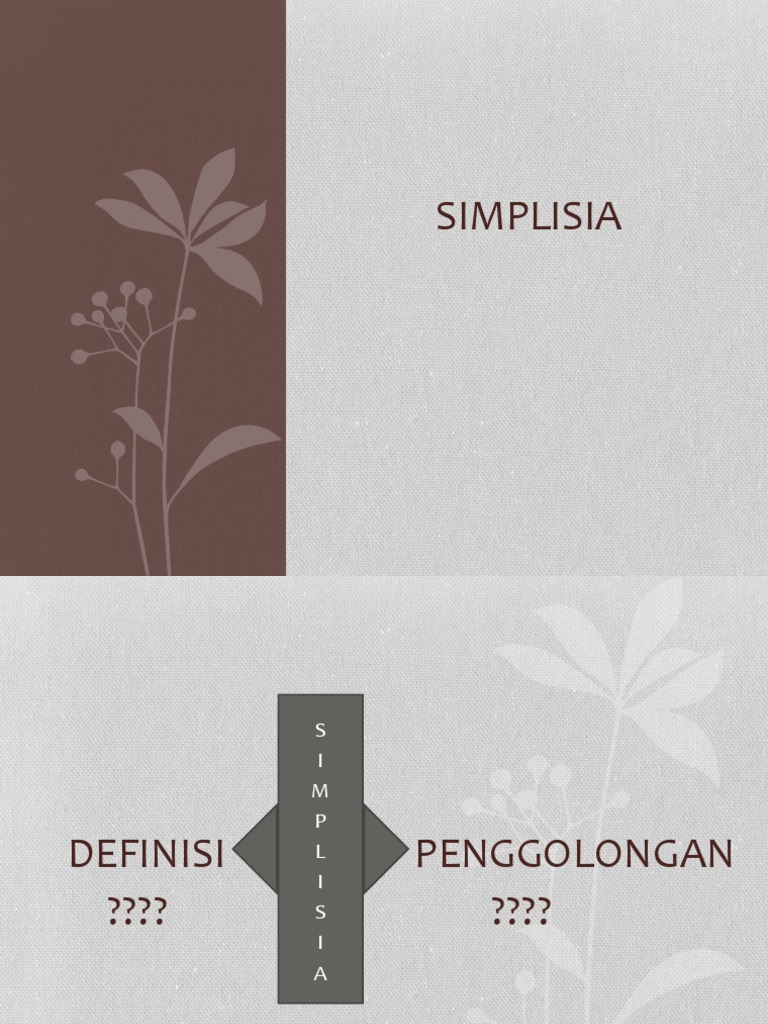 Simplisia | PDF