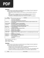 Learning Objectives Operating Room | PDF | Surgery | Nursing