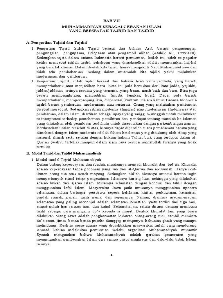 Materi Aik Iii | PDF