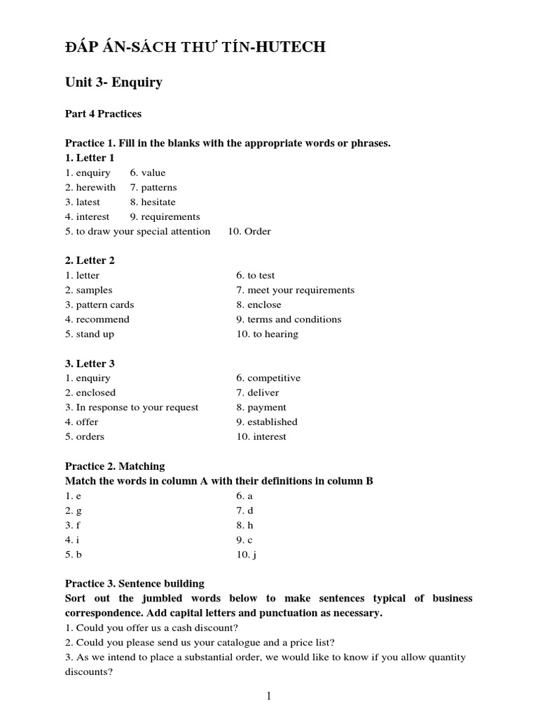 Key Business Correspondence | PDF | Discounts And Allowances | Market (Economics)