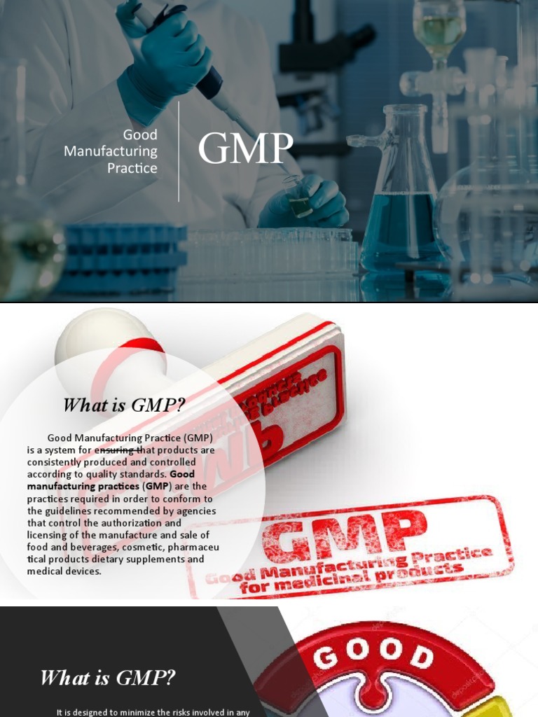 Good Manufacturing Practice | PDF | Health Sciences | Health Care