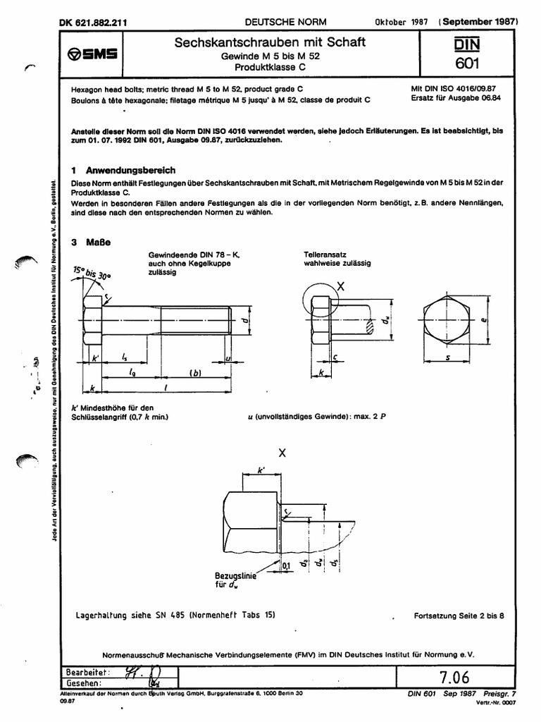 Din 601 Pdf