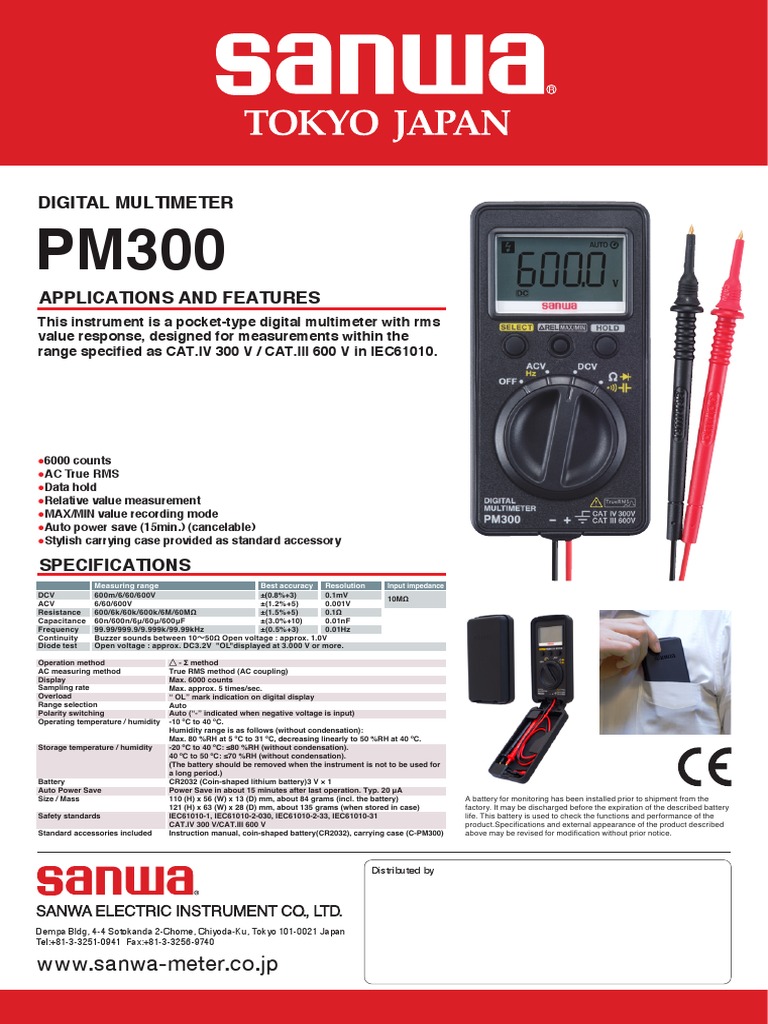 Digital Multimeter: Applications and Features | PDF | Electric Power ...