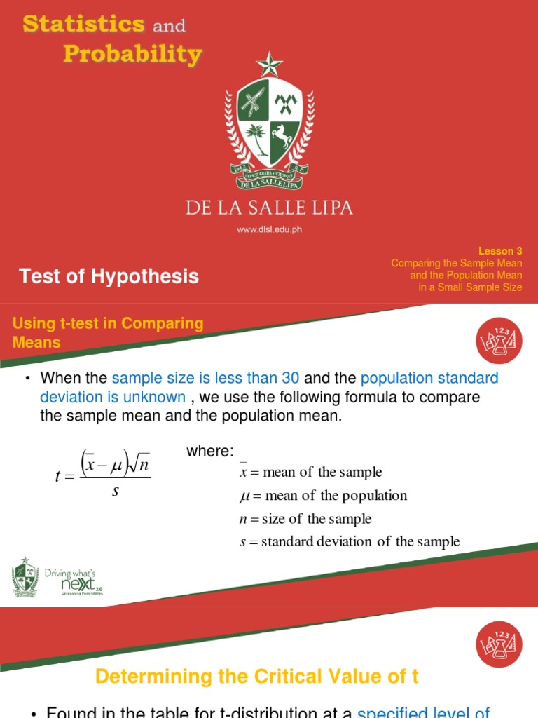 Hypothesis - Testing General Math | PDF | Statistical Hypothesis ...