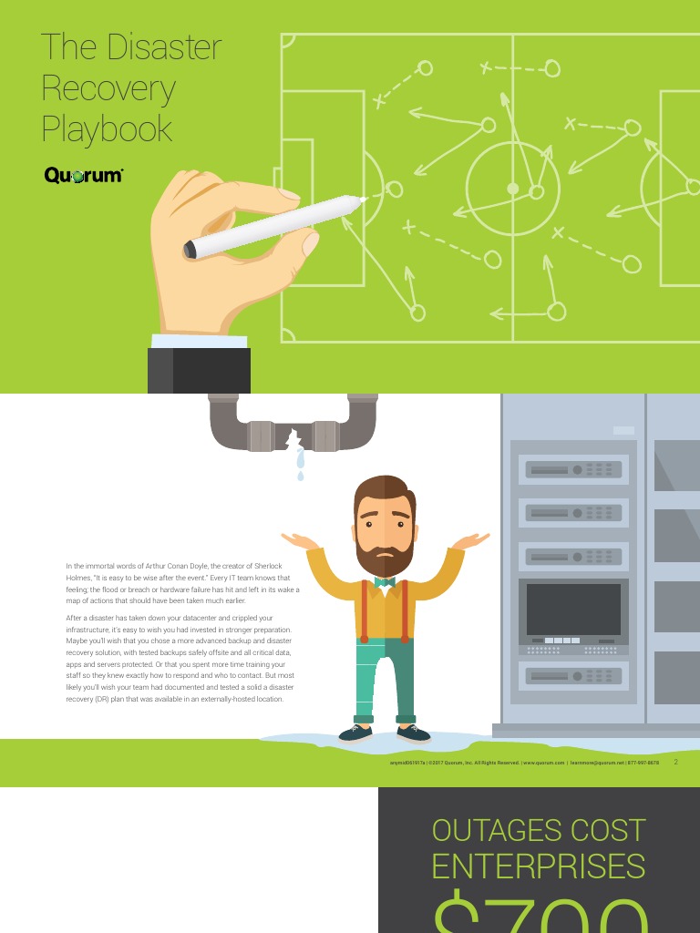 The Disaster Recovery Playbook | PDF | Disaster Recovery | Systems ...