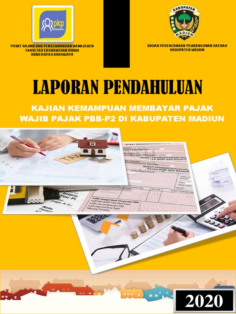 Lapdal Kajian Kemampuan Membayar PBB-P2 - Kab Madiun | PDF | Bisnis | Pengelolaan Keuangan & Uang