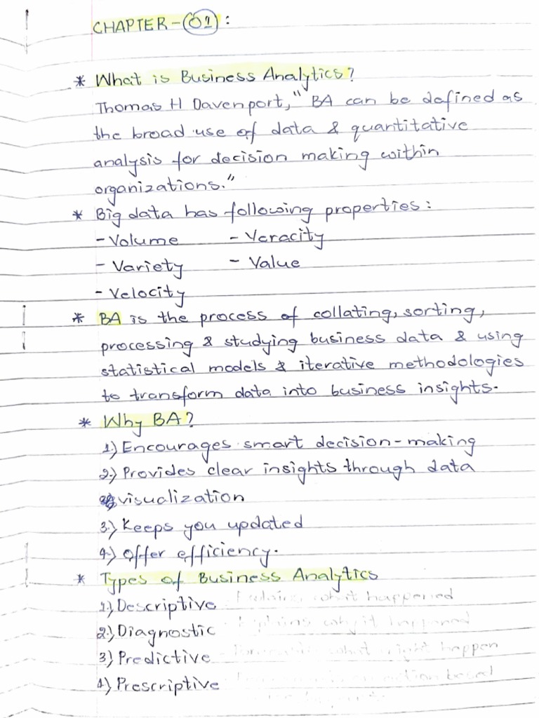 Fba Unit 1 2 3 | PDF | Analytics | Computing