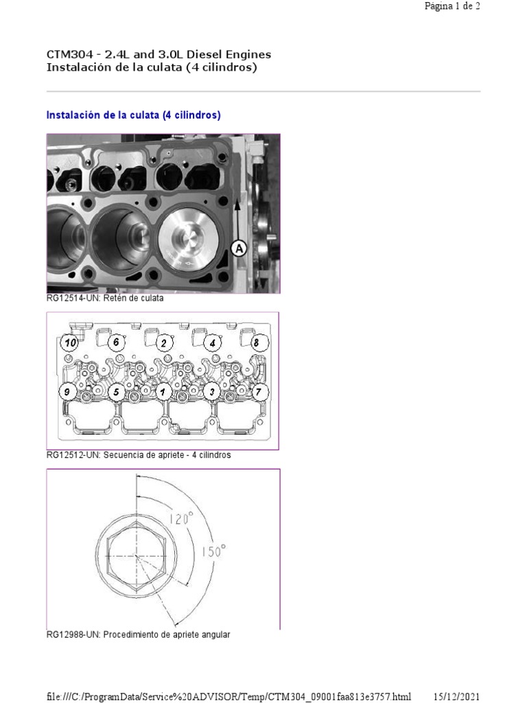 Camara Instalar 4024TF270 | PDF | Tornillo | Máquinas