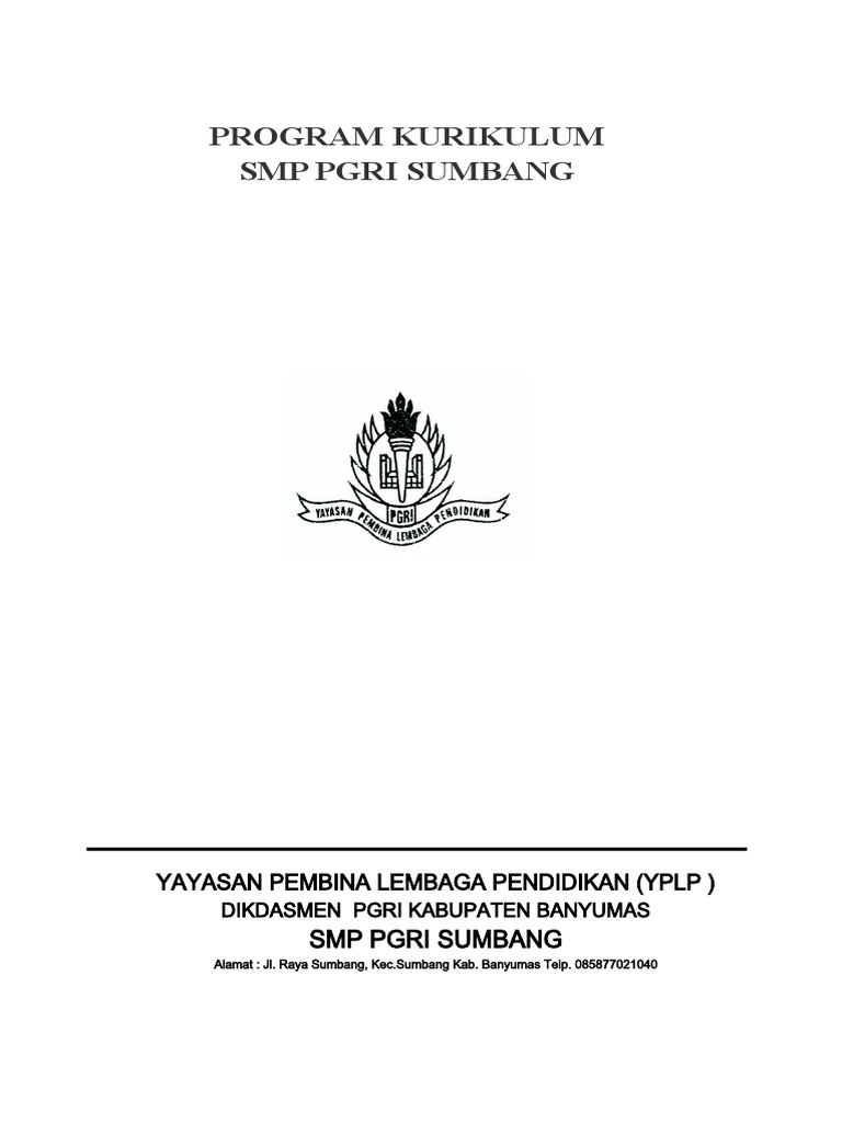 Program Kurikulum SMP | PDF