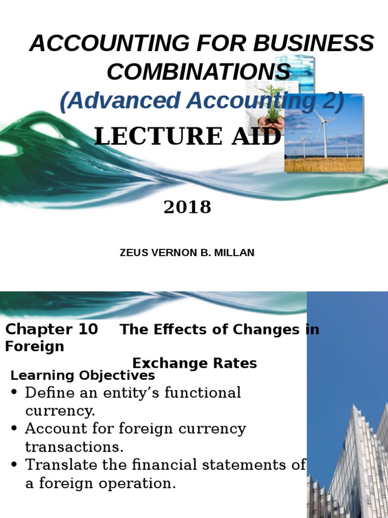 Accounting For Business Combinations | PDF | Exchange Rate | Foreign Exchange Market