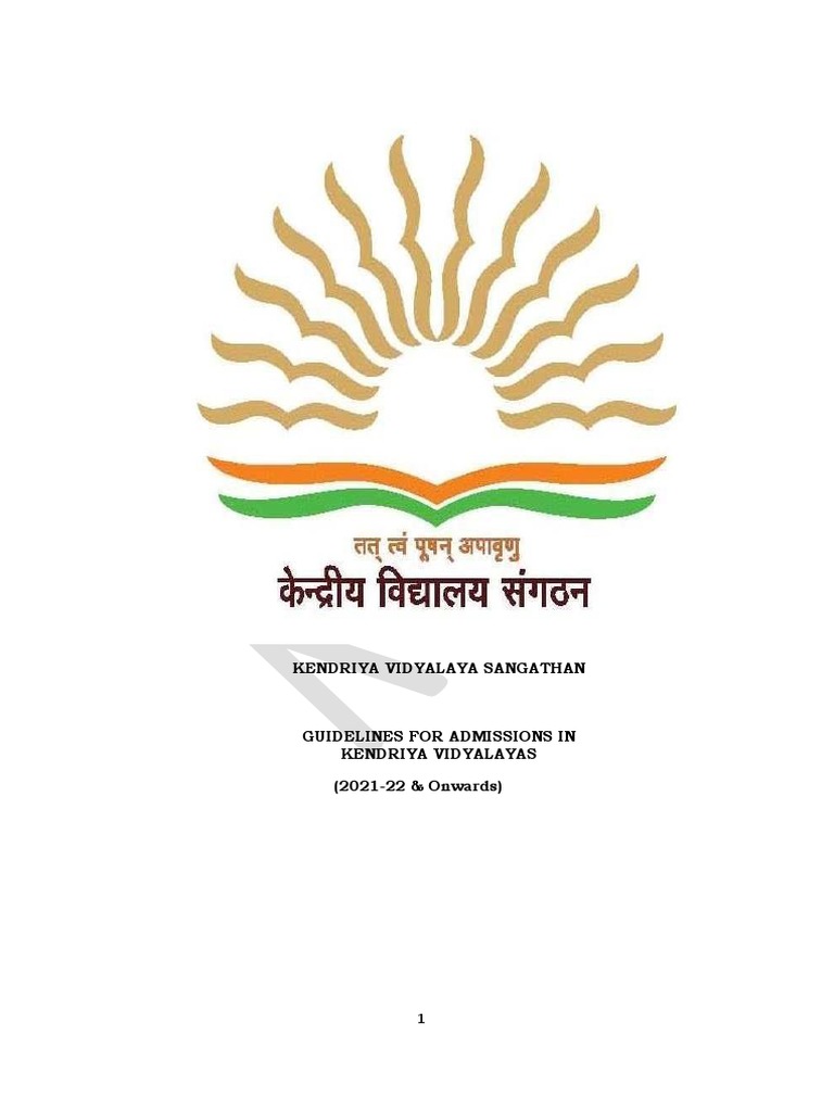 Admission Guidelines 2021-22 | Download Free PDF | University And ...