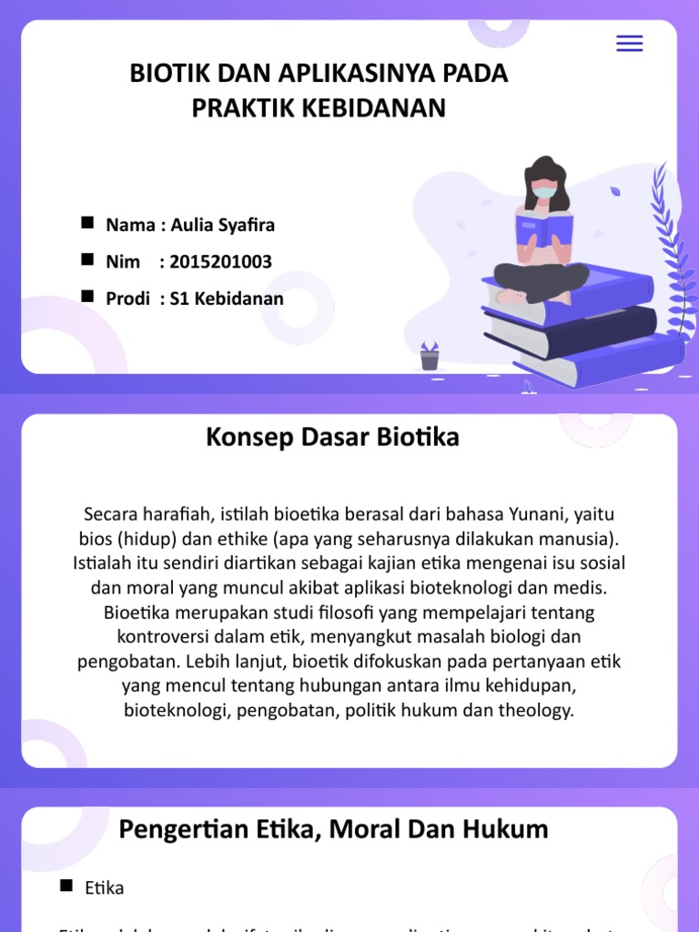 Aulia Syafira (Biotika Dan Aplikasinya Pada Praktik Kebidanan) | PDF