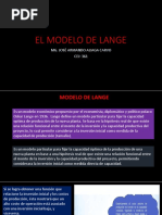 Método de Lange en Proyectos de Inversión | PDF