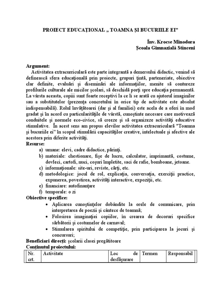 0 Carnavalul Toamnei | PDF