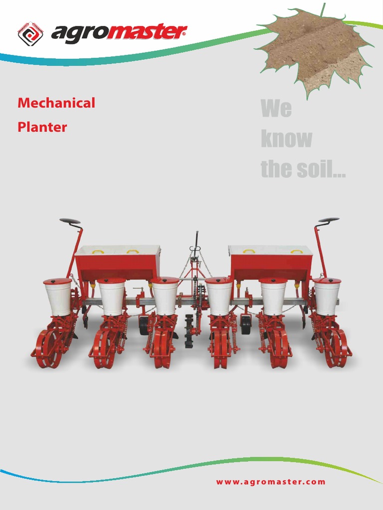 Mechanical Precision Planter (HMMF) (W) (En) Agromaster | PDF | Agriculture