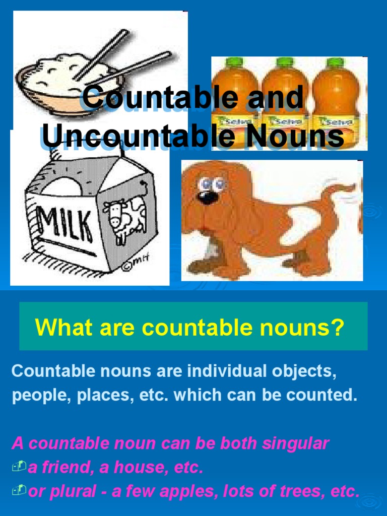 Countable and Uncountable Nouns | PDF | Noun | Grammatical Number