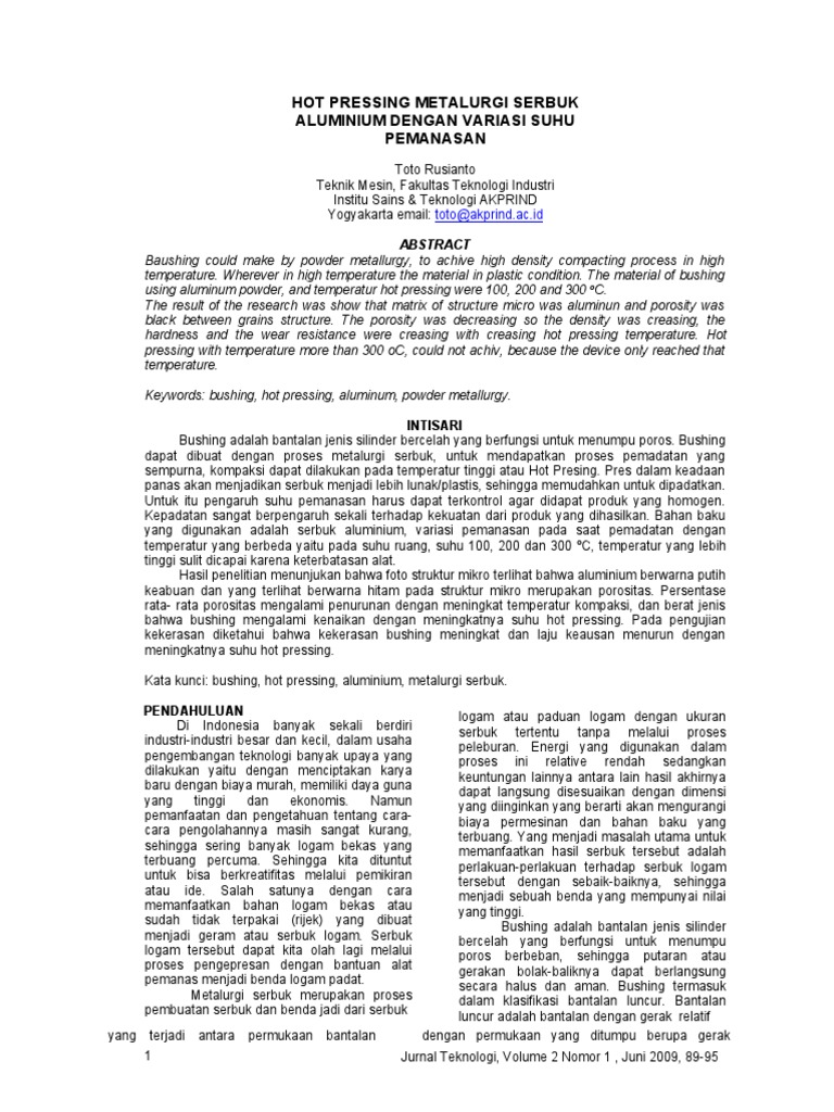 Jurnal Metalurgi (1) - Dikonversi | PDF