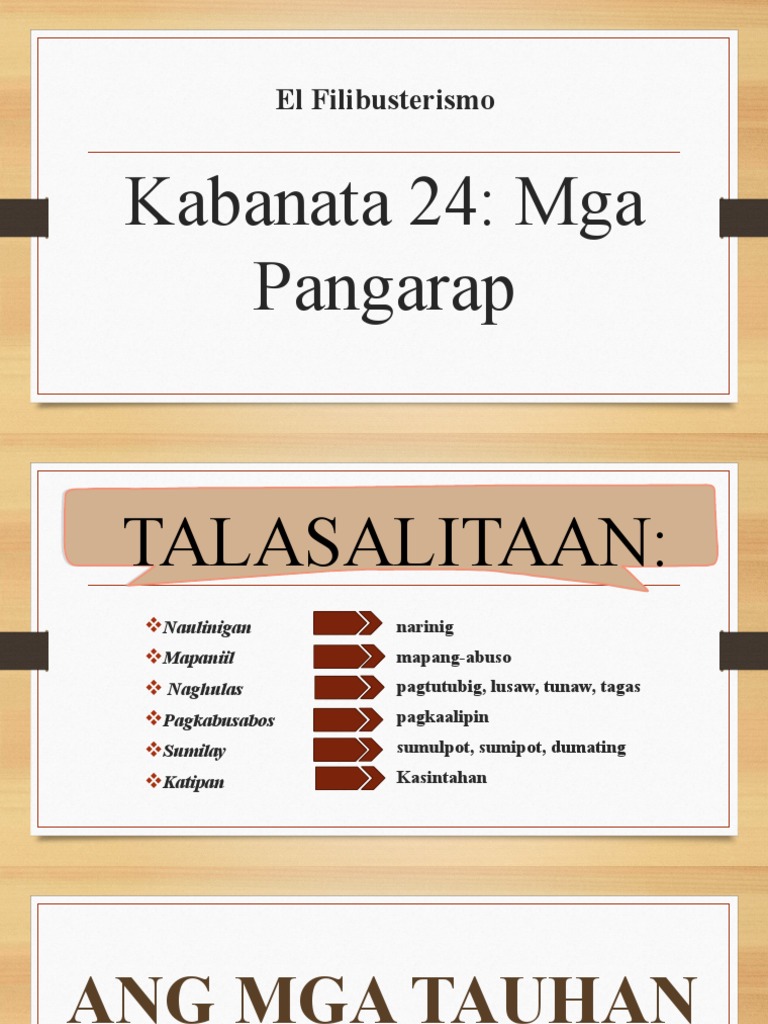 El Filibusterismo Kabanata 24 | PDF
